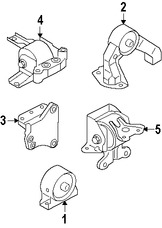 Montura del motor Original para Mitsubishi Outlander Mitsubishi ...