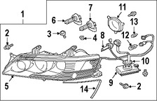 Bombilla de Faro Original para Mitsubishi Lancer Mitsubishi Outlander ...