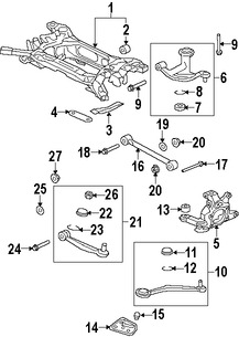 Brazo remolcador de suspensión Original para Mitsubishi Lancer Marca ...
