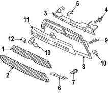 Molde de rejilla Original para Mitsubishi Lancer Marca Mitsubishi ...