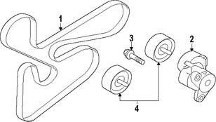 Conjunto de Tensor de correa Original para Mitsubishi Lancer Marca ...