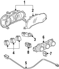 Sensor de Temperatura del Aire de la Cabina Original para Mitsubishi ...