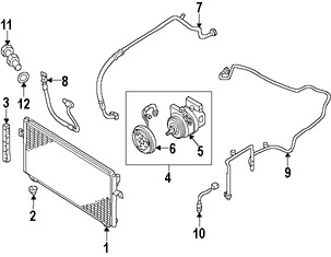 Sensor de Presión de Refrigerante Aire Acondicionado Original para ...