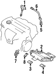 Bobina de Encendido Directo Original para Nissan Altima Nissan Sentra ...