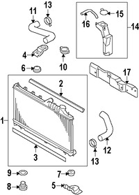 Manguera de Refrigerante del Radiador Original para Subaru Impreza ...