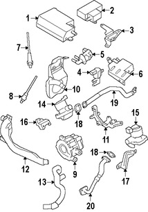 Sensor de oxigeno Original para Subaru Impreza Subaru WRX STI Marca ...