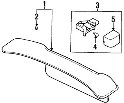 Bombilla de luz de placa Original para Subaru Marca SUBARU Número de ...