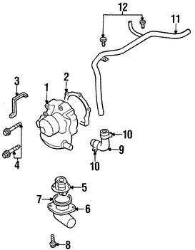 Bomba de agua del motor Original para Subaru Forester Subaru Outback ...