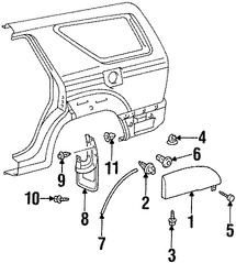 Guarda lodo para Toyota Yaris