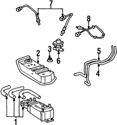 Sensor de oxigeno Original para Toyota MR2 Spyder 2000 2001 2002 2003 ...