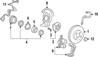 Maza de la Rueda Original para Toyota Corolla Marca TOYOTA Número de ...