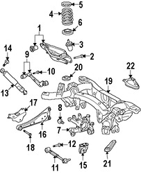 Brazo remolcador de suspensión Original para Toyota RAV4 2006 2007 2008 ...