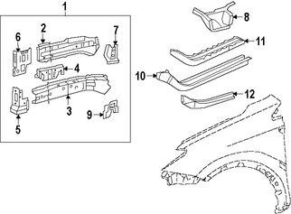 Soporte de Motor para Toyota RAV4 2017
