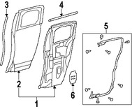Protector contra Intemperie Cristal de Puerta Original para Toyota FJ ...