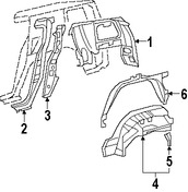 Panel Lateral Trasero Original para Toyota FJ Cruiser Marca TOYOTA ...