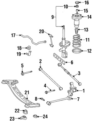 Base del Amortiguador Original para Toyota Camry Toyota Avalon Toyota ...