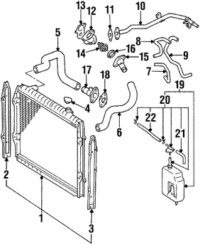 Brida de Drenaje de Refrigerante de Motor Original para Toyota Tacoma ...