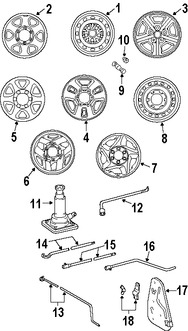 Tuerca de la Rueda Original para Toyota Tacoma Toyota 4Runner Toyota ...