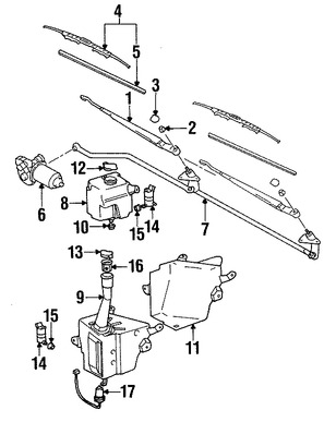 Varillas de Limpiaparabrisas Original para Toyota Tacoma Toyota 4Runner ...