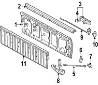 Puerta Posterior Original para Toyota Tacoma Marca TOYOTA Número de ...