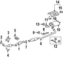 Convertidor Catalítico para Toyota Camry 2007