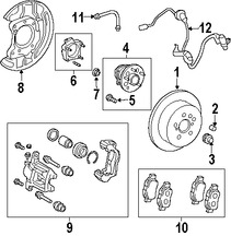Conjunto de Cojinete de Rodamiento y Maza Original para Toyota Sienna ...