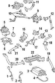 Valvula Retardo Vacio EGR Original para Toyota Tundra Toyota Sequoia ...