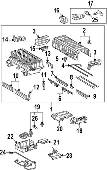 Fusibles para Toyota Highlander 2010