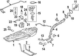 Unidad Emisora del Tanque de Combustible Original para Toyota RAV4 ...