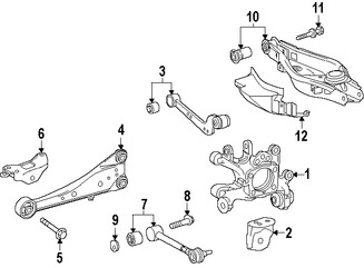 Brazo de Control de suspensión Original para Toyota RAV4 Lexus Marca ...