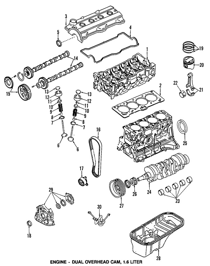 Sello del cigueñal del motor Original para Toyota Corolla Toyota Tercel ...