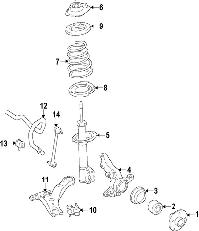 Rótula de Suspensión Original para Toyota Corolla Toyota Celica Toyota ...