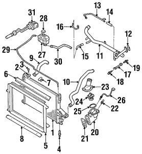 Sensor de temperatura de Refrigerante del motor Original para Volvo V70 ...