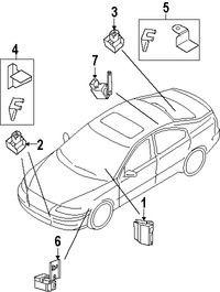Sensor de Altura de Suspensión Original para Volvo V70 Volvo XC70 Volvo ...