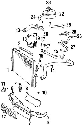 Kit de Termostato de Refrigerante del Motor Original para Volvo C70 ...