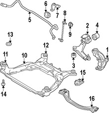 Buje de la Barra Estabilizadora Suspension Original para Volvo S60 ...