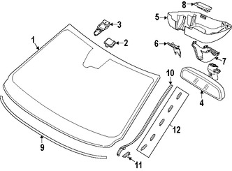 Espejo retrovisor interior Original para Volvo Marca VOLVO Número de ...