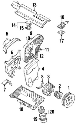 Engranaje del Cigueñal Original para Volvo S80 Volvo XC90 Marca VOLVO ...
