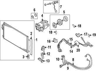 Tapa Válvula de Servicio Aire Acondicionado Original para Volvo Marca ...