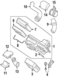 Filtro de Aire Original para Volvo Marca VOLVO Número de Parte 30757155