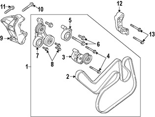 Banda serpentina Original para Volvo Marca VOLVO Número de Parte 31430016